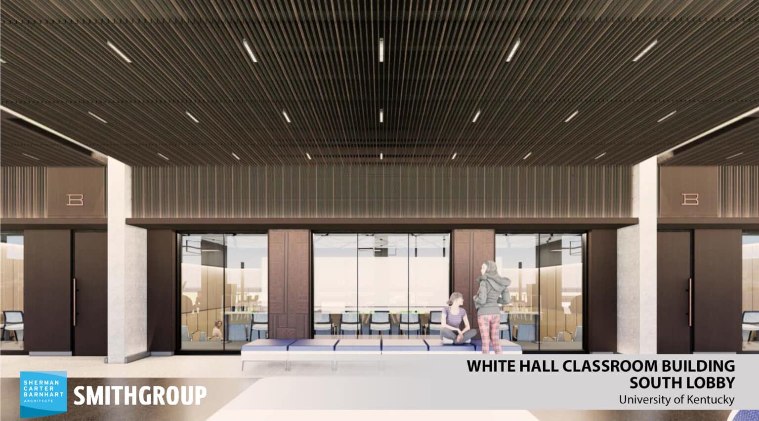 SOUTH LOBBY WITH LOGOS – Sherman Carter Barnhart