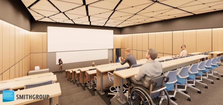website_collaborative tier lecture room with logos – Sherman Carter ...